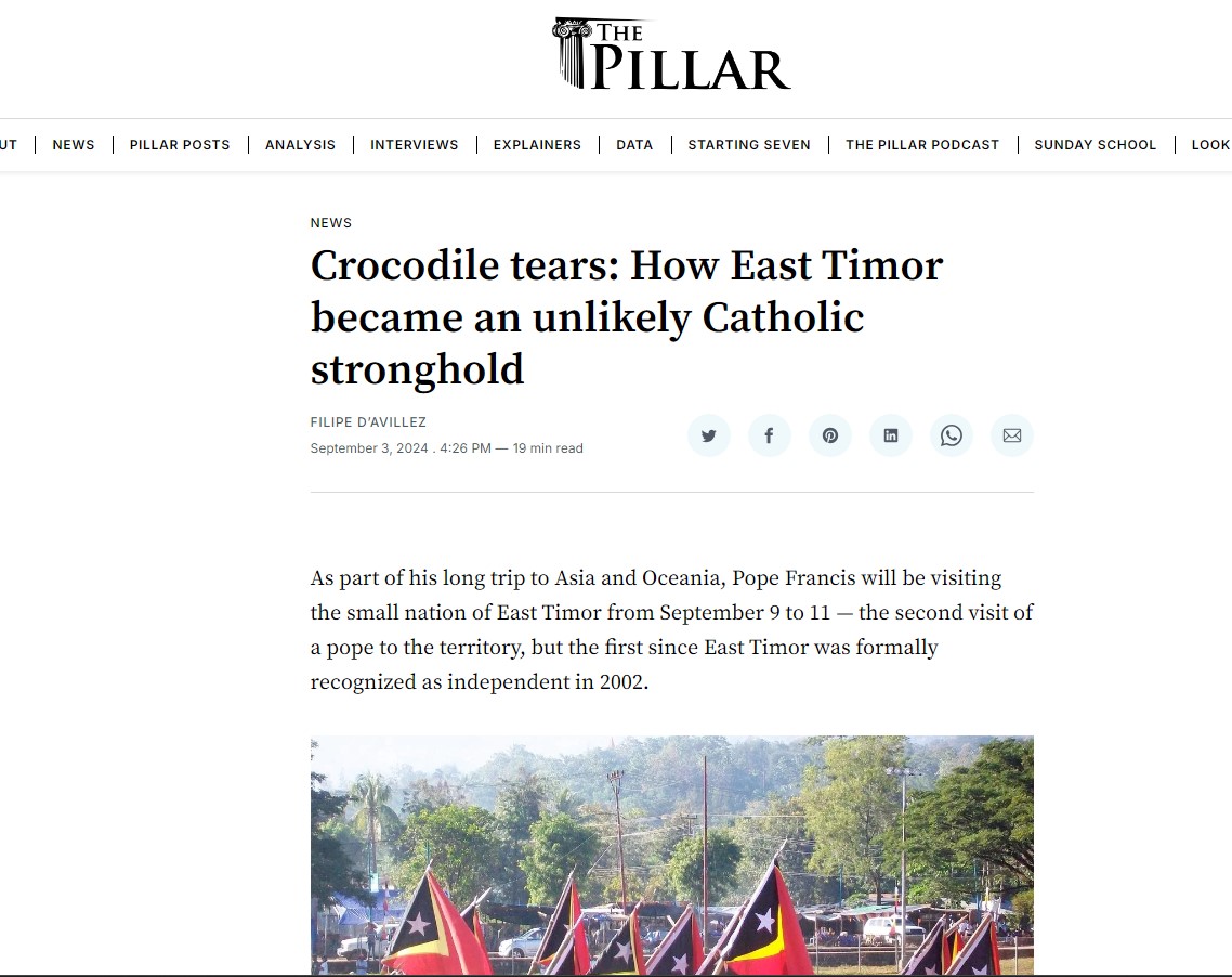 Crocodile tears: How East Timor became an unlikely Catholic stronghold ...